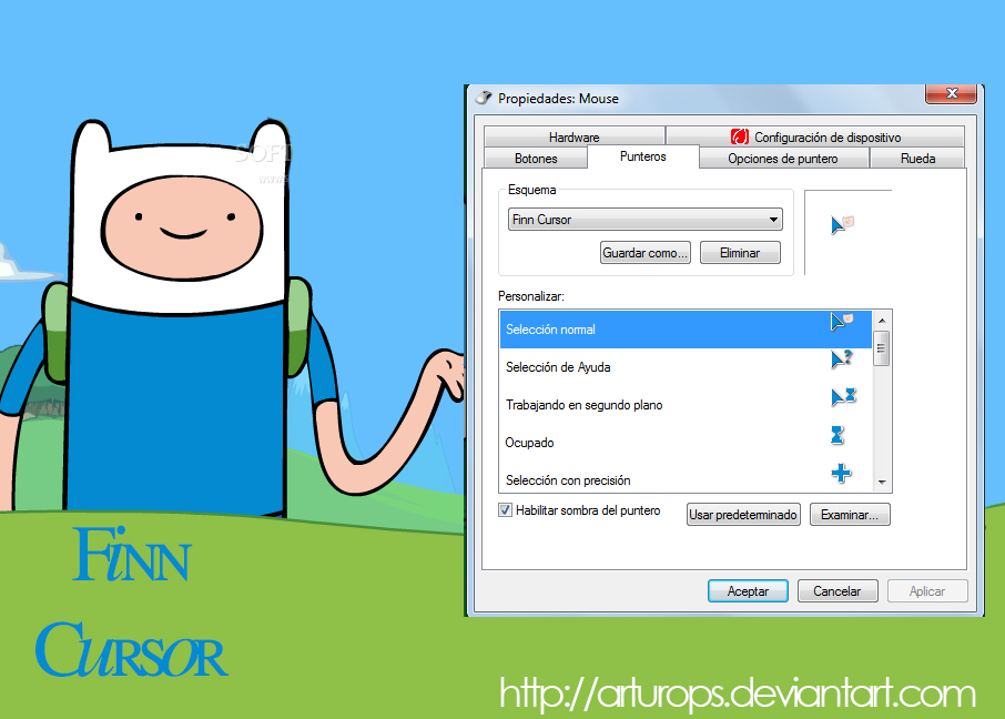 Finn Cursor by ArturoPS on DeviantArt