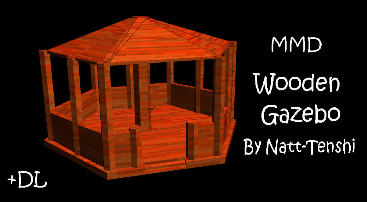 [MMD] Wooden Gazebo +DL by Natt-Tenshi on DeviantArt