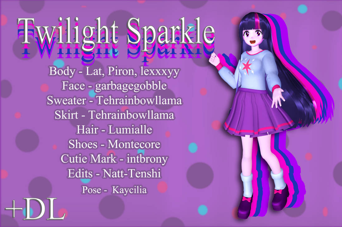 [MMD] Twilight Sparkle +DL by Natt-Tenshi on DeviantArt