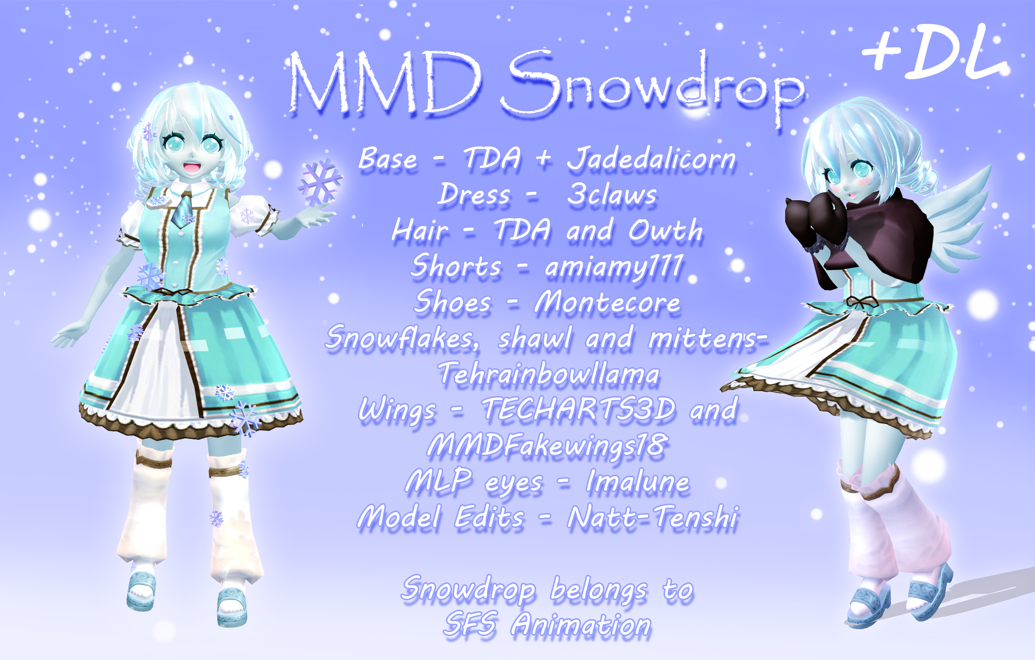 [MMD] Snowdrop +DL by Natt-Tenshi on DeviantArt