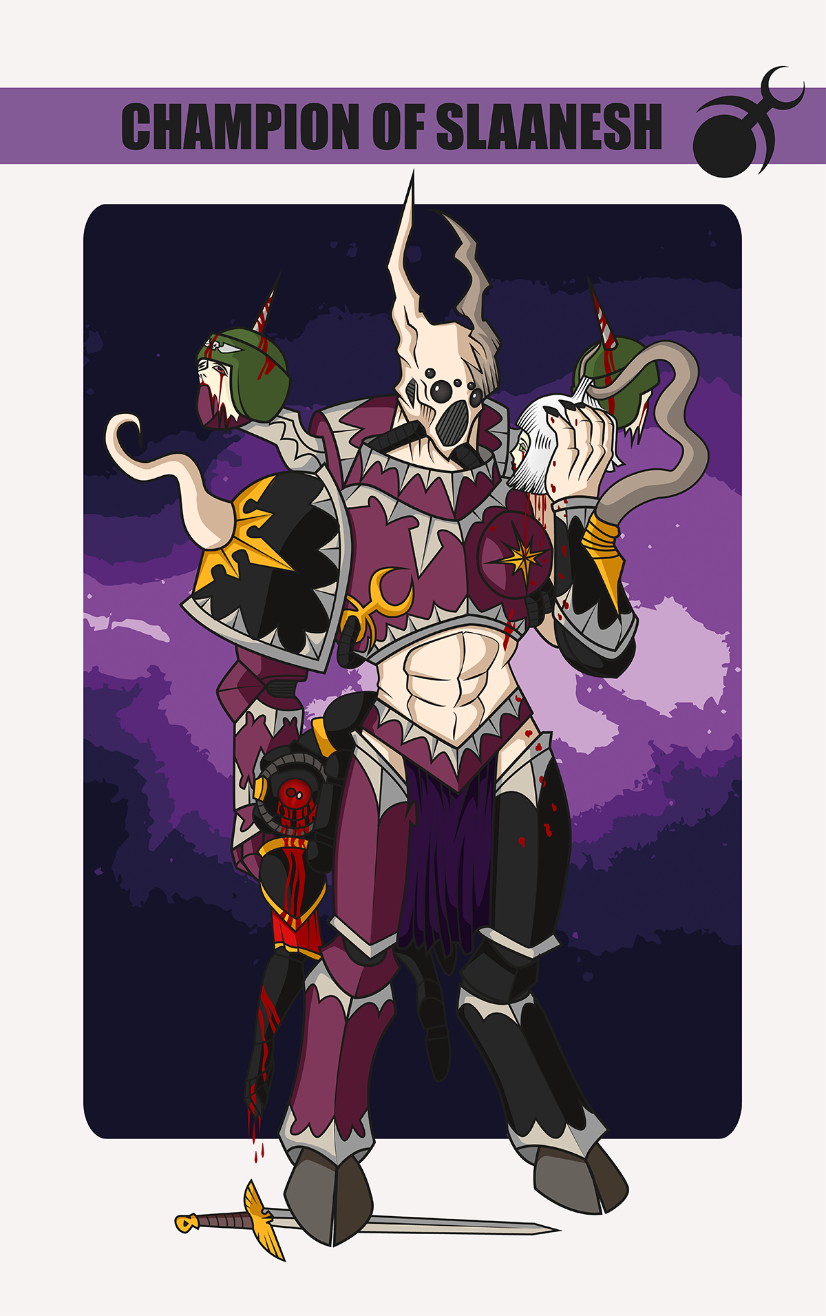 Chaos Champion of Slaanesh by Reaprycon on DeviantArt