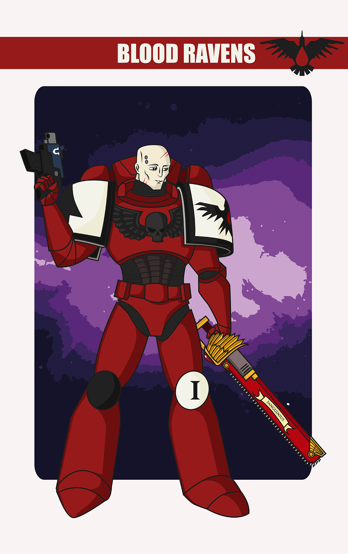 Blood Ravens Space Marine by Reaprycon on DeviantArt