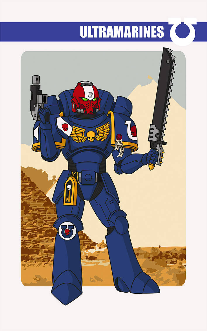 Ultramarine Primaris Veteran Sergeant by Reaprycon on DeviantArt