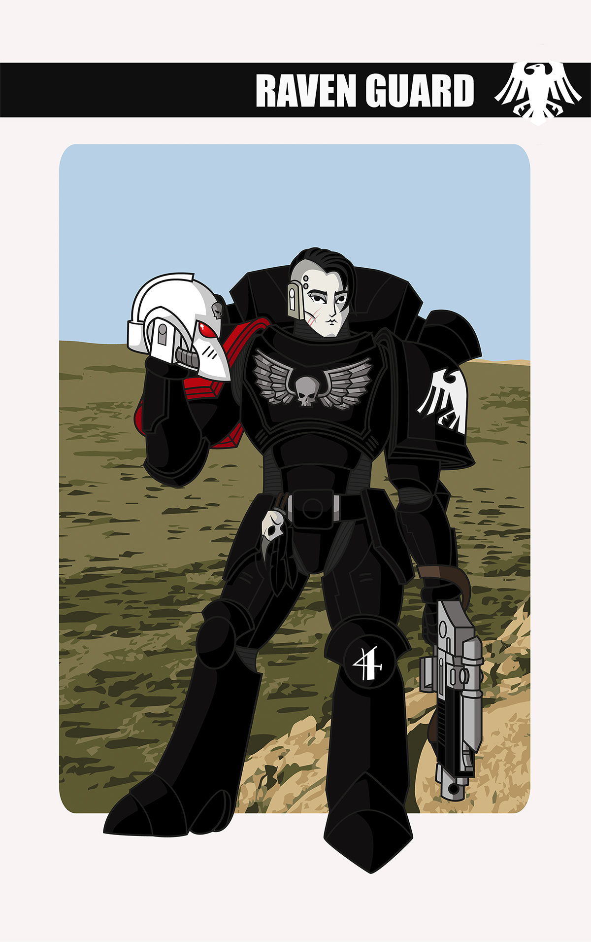 Primaris Raven Guard by Reaprycon on DeviantArt