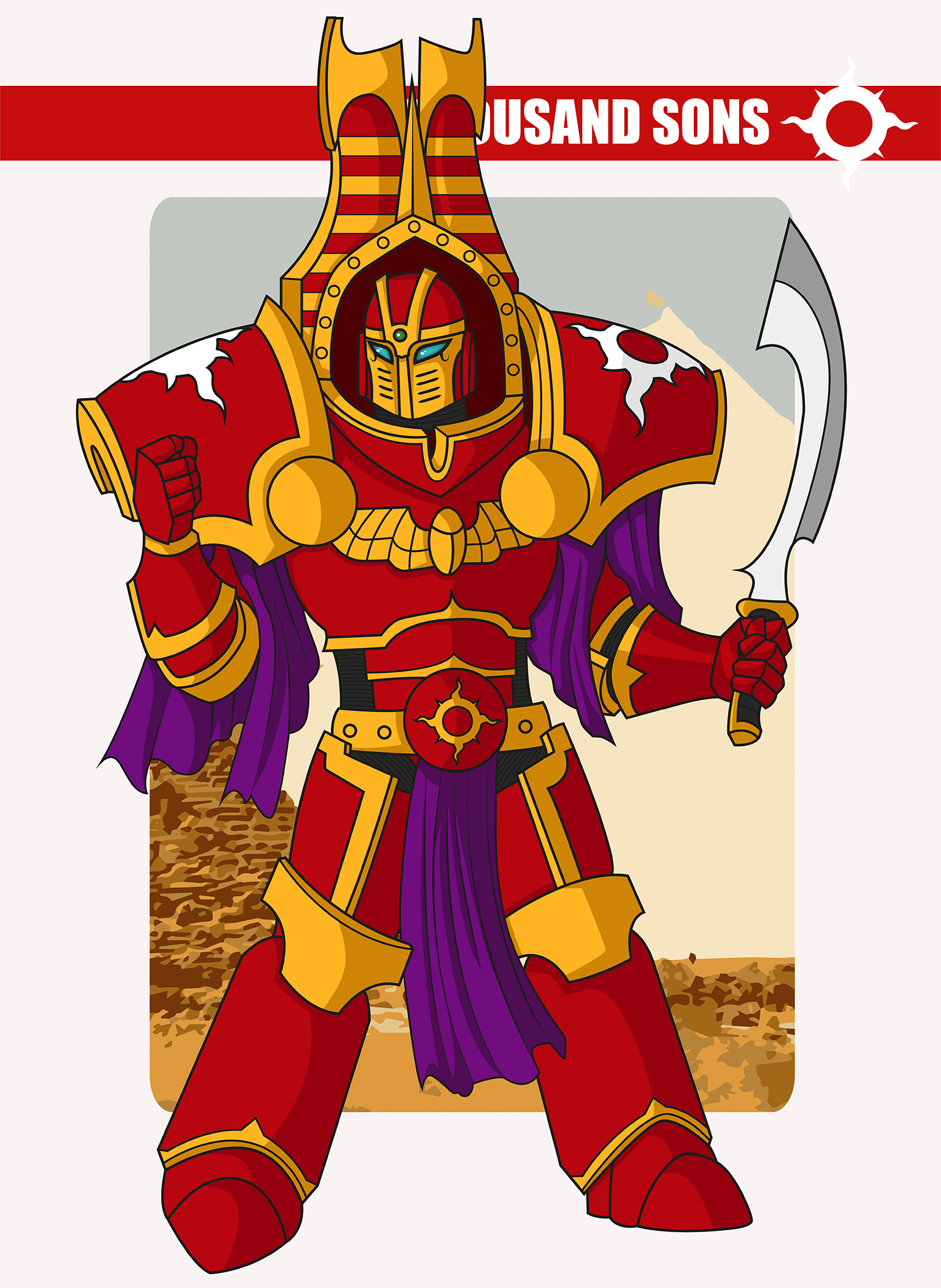 Pre Heresy Thousand sons terminator by Reaprycon on DeviantArt