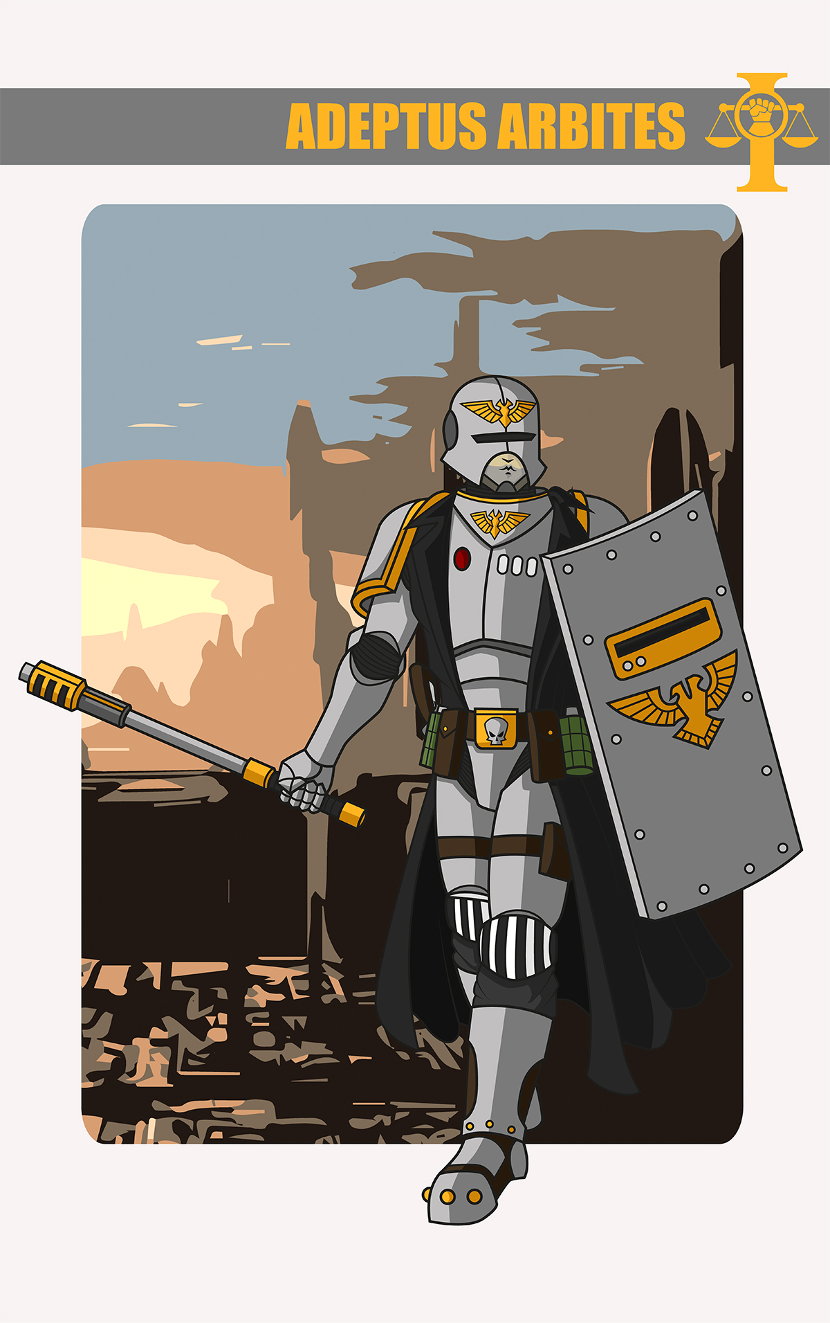 Adeptus Arbites by Reaprycon on DeviantArt