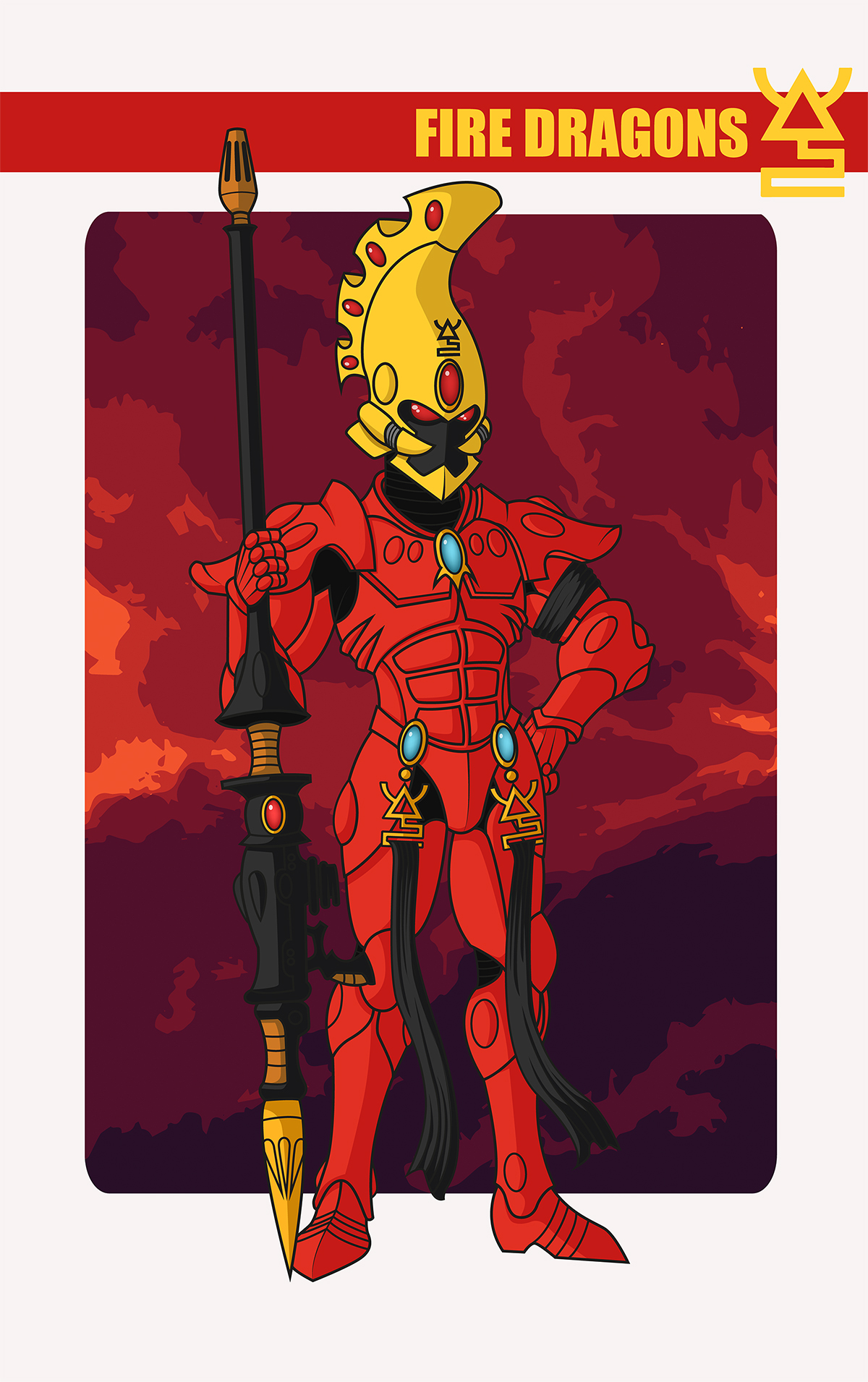 Eldar Fire Dragon by Reaprycon on DeviantArt