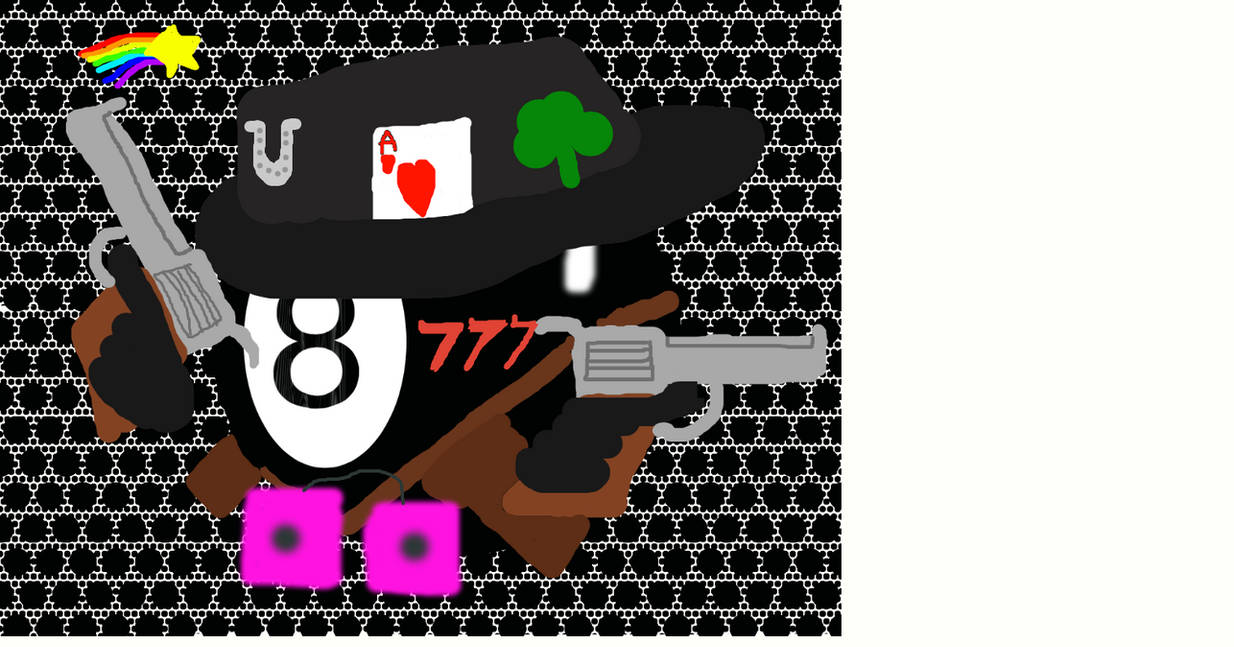 Lucky Gangsta Eight Ball by Zac--Attack on DeviantArt