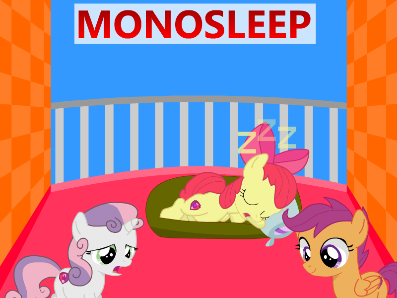 Monosleep #4: Apple Bloom (MLP:FiM) by Sleep-Mast-R-2024 on DeviantArt
