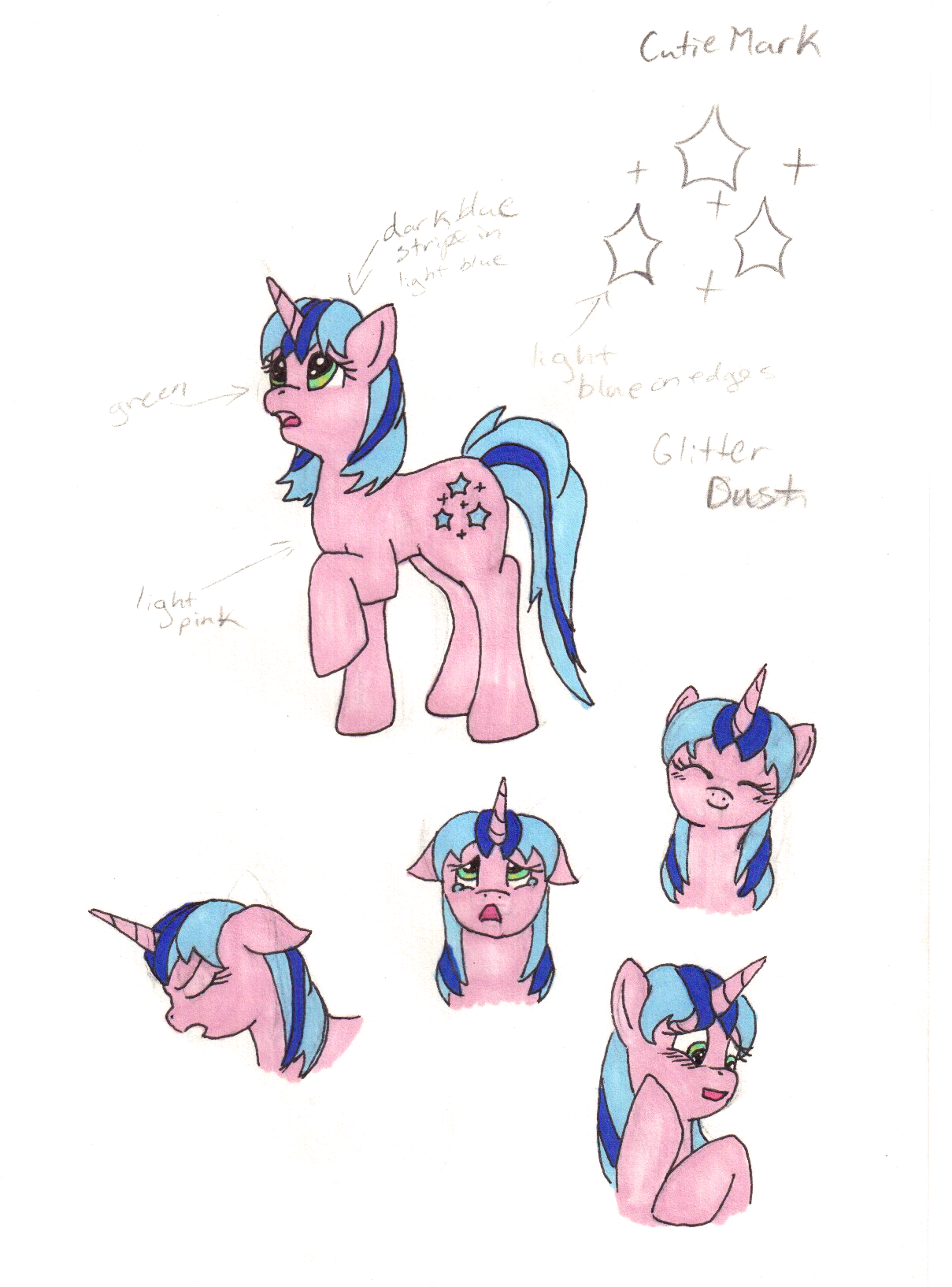 Glitter Dust Oc Reference by TrueWinterSpring on DeviantArt