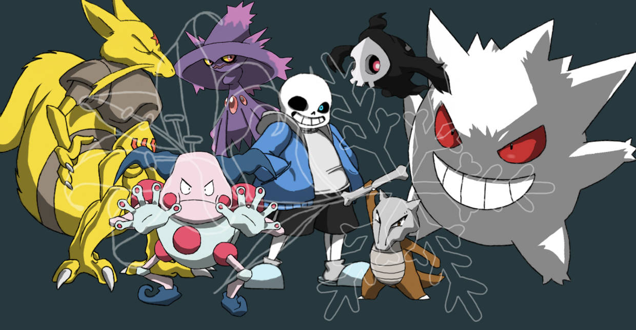 Pokemon Team Sans by TrueWinterSpring on DeviantArt