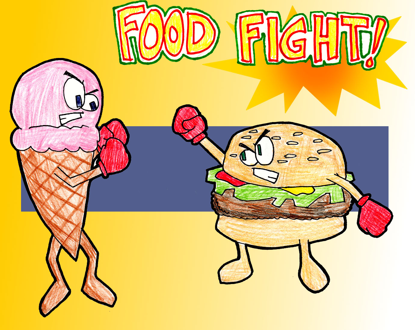 FOOD FIGHT by shway--dude on DeviantArt