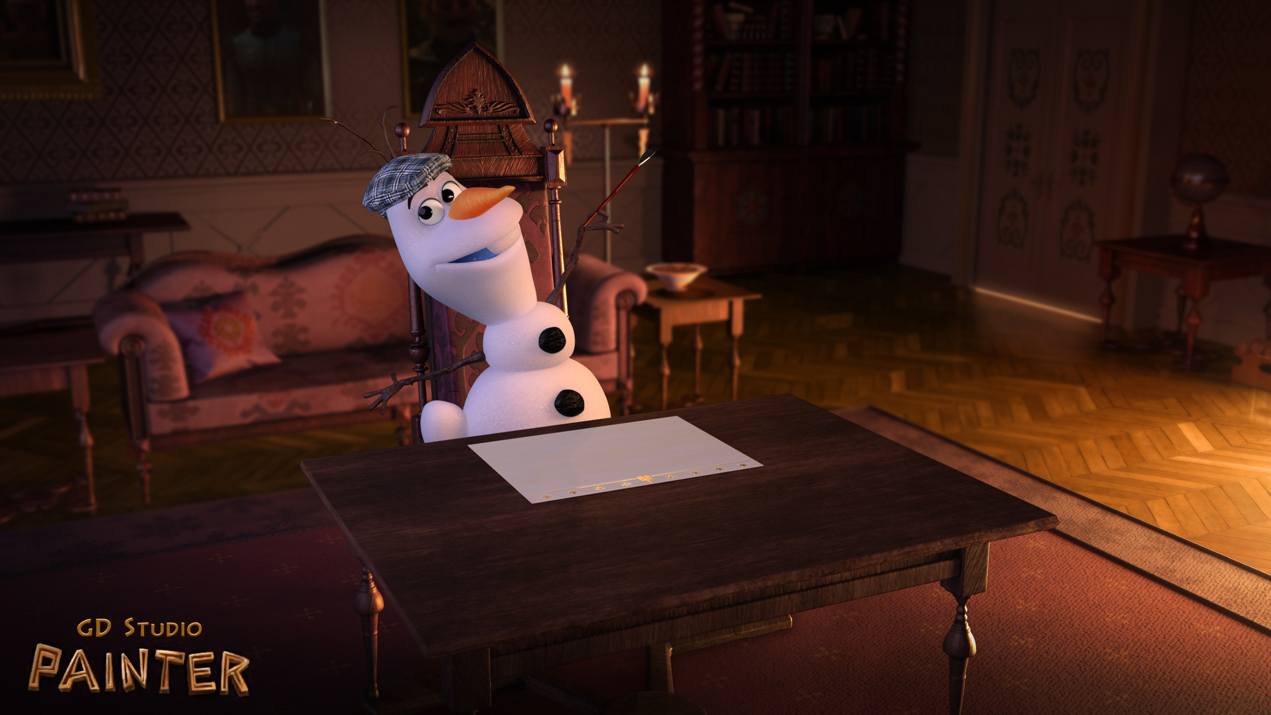 [3D Model] Frozen Olaf Rigged Model Download by 939163156 on DeviantArt
