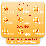 Free Shiny Emotes Pack by MixedMilkChOcOlate on DeviantArt