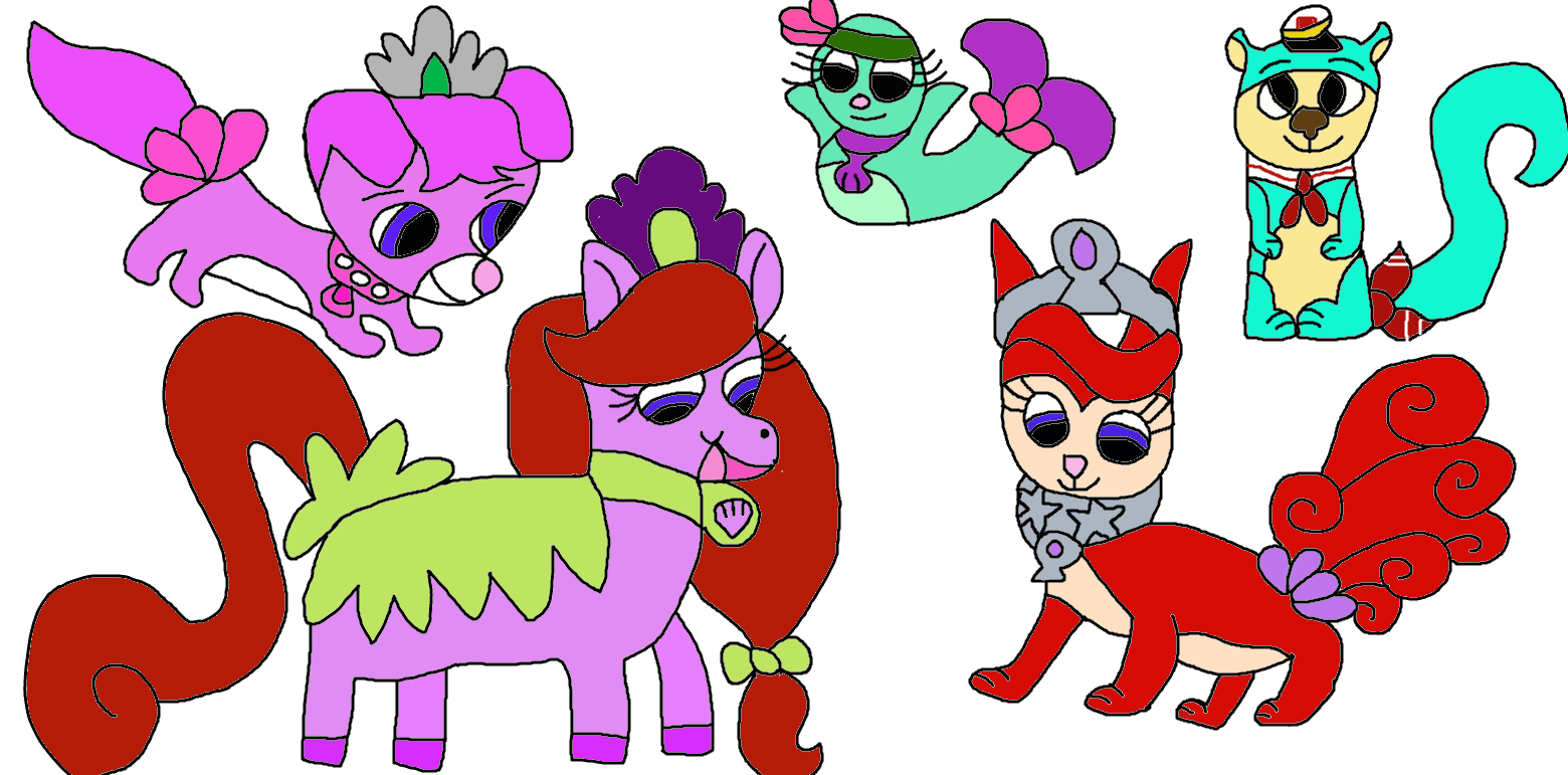 Ariel's Palace Pets by FurryJori on DeviantArt