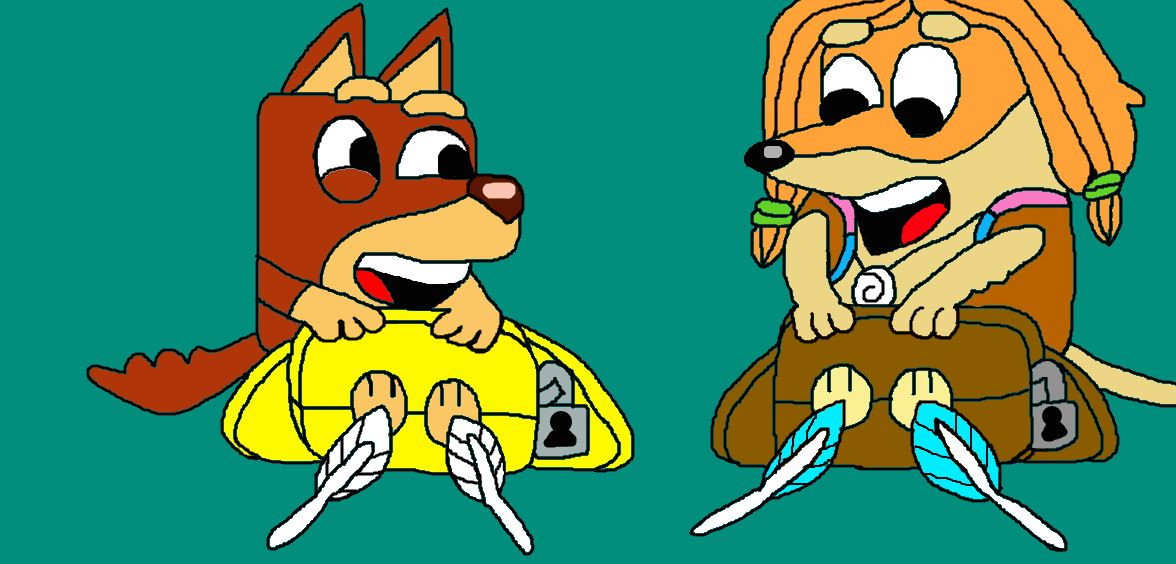 Rusty And Indy Tickled by FurryJori on DeviantArt