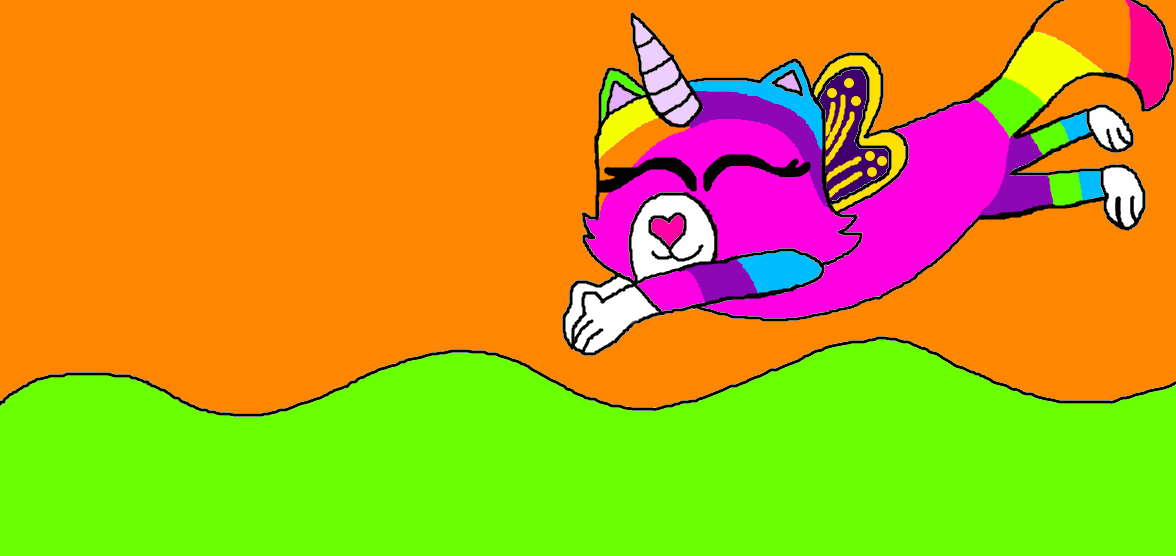 Nicktoons Slimed: Rainbow Butterfly Unicorn Kitty by FurryJori on ...