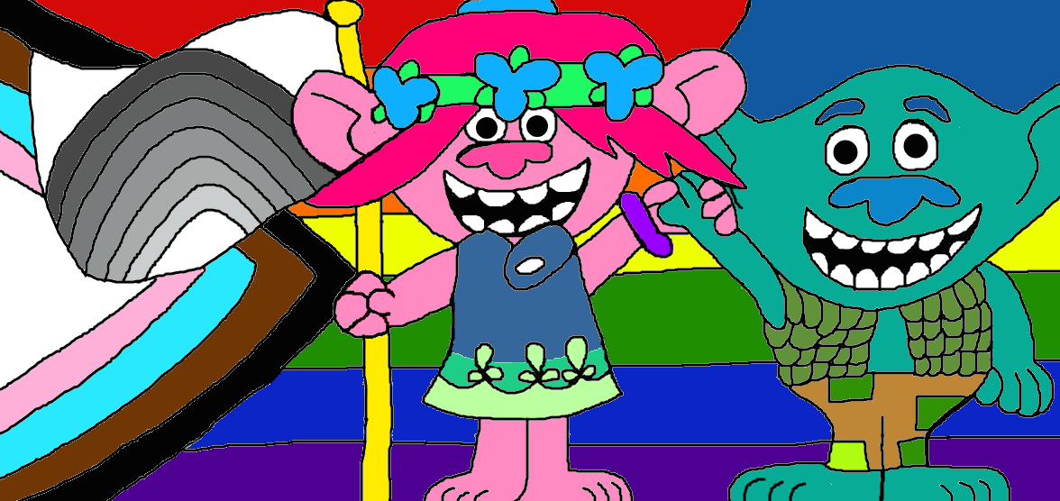 Pride Week 2 Day 4: Poppy X Branch by FurryJori on DeviantArt