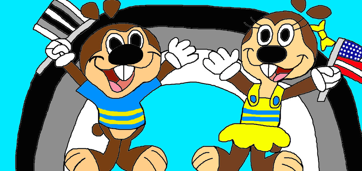 Pride Week 4: Day 3: Golly Gopher X Dolly Gopher by FurryJori on DeviantArt