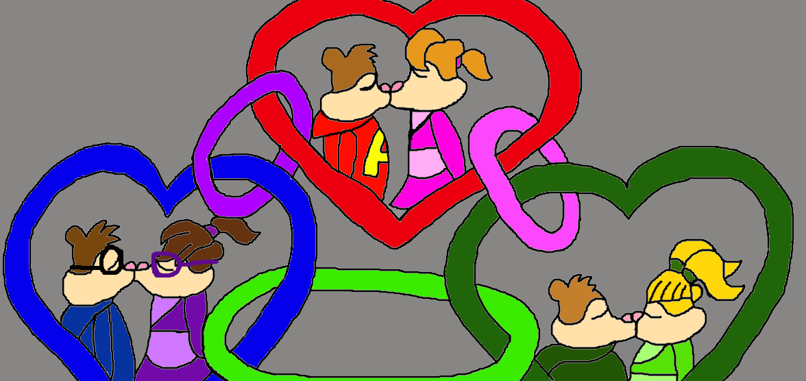 Pride Week 4 Day 6: Chipmunks X Chipettes by FurryJori on DeviantArt
