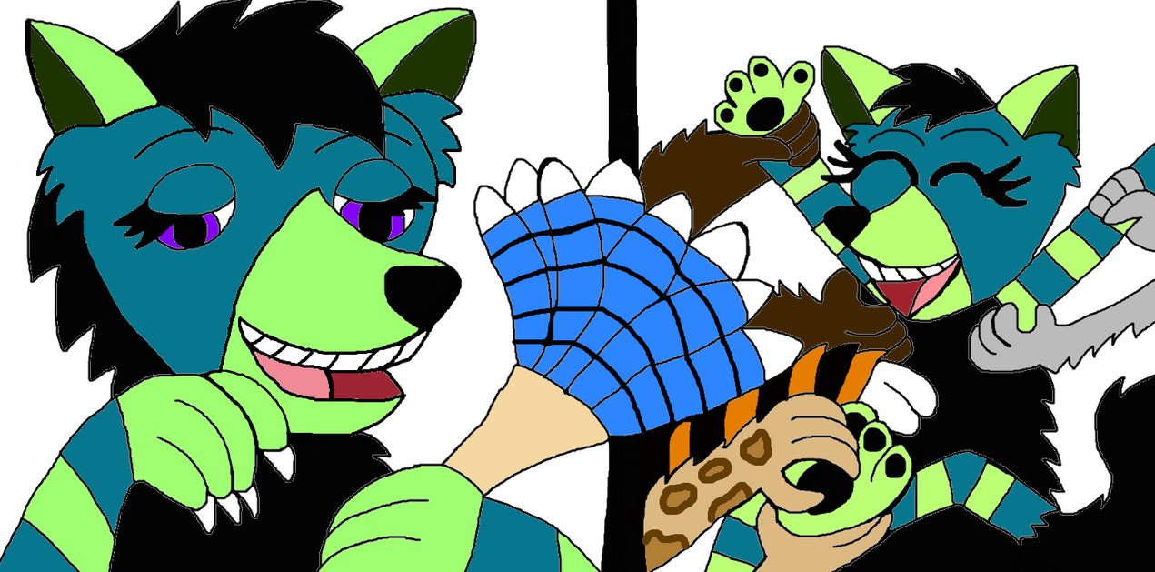 Tickle Or Be Tickled? by FurryJori on DeviantArt