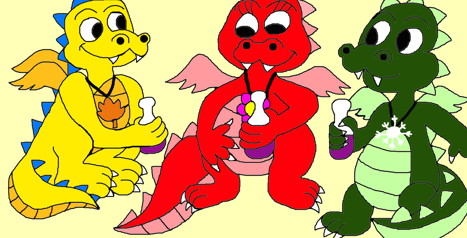 Max, Emmy, And Enrique Dragonified by FurryJori on DeviantArt