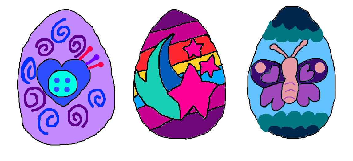 Izzy, Sunny, And Misty Easter Eggs by FurryJori on DeviantArt