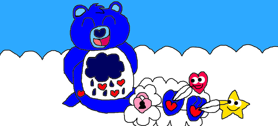 Grumpy Bear In Cloud Stocks by FurryJori on DeviantArt