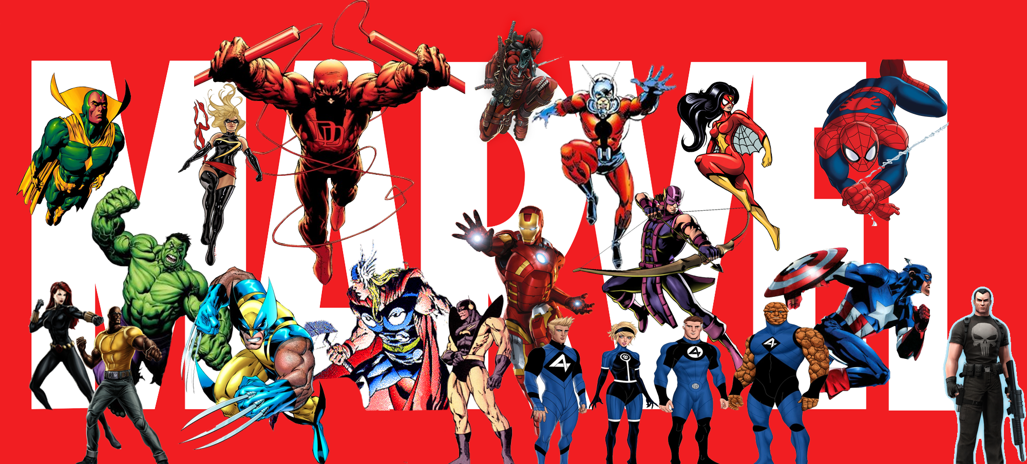 Marvel Heroes by wannabegraphicartist on DeviantArt
