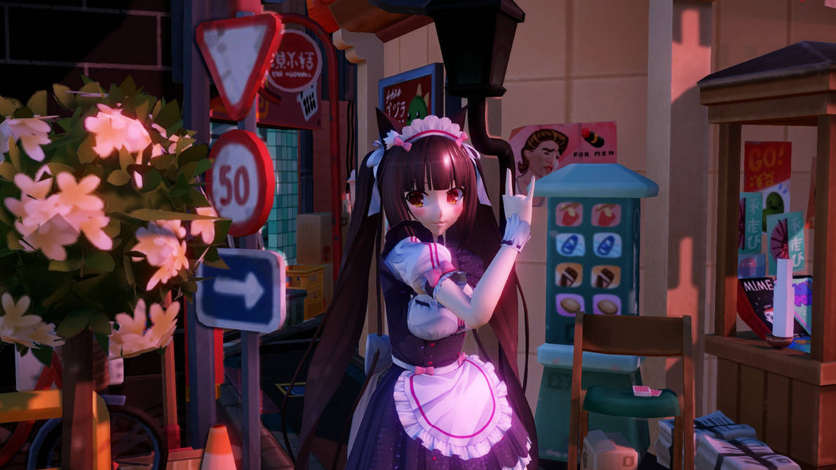 MMD Chocola - Chitty Chitty Bang Bang by LizaAbasova on DeviantArt