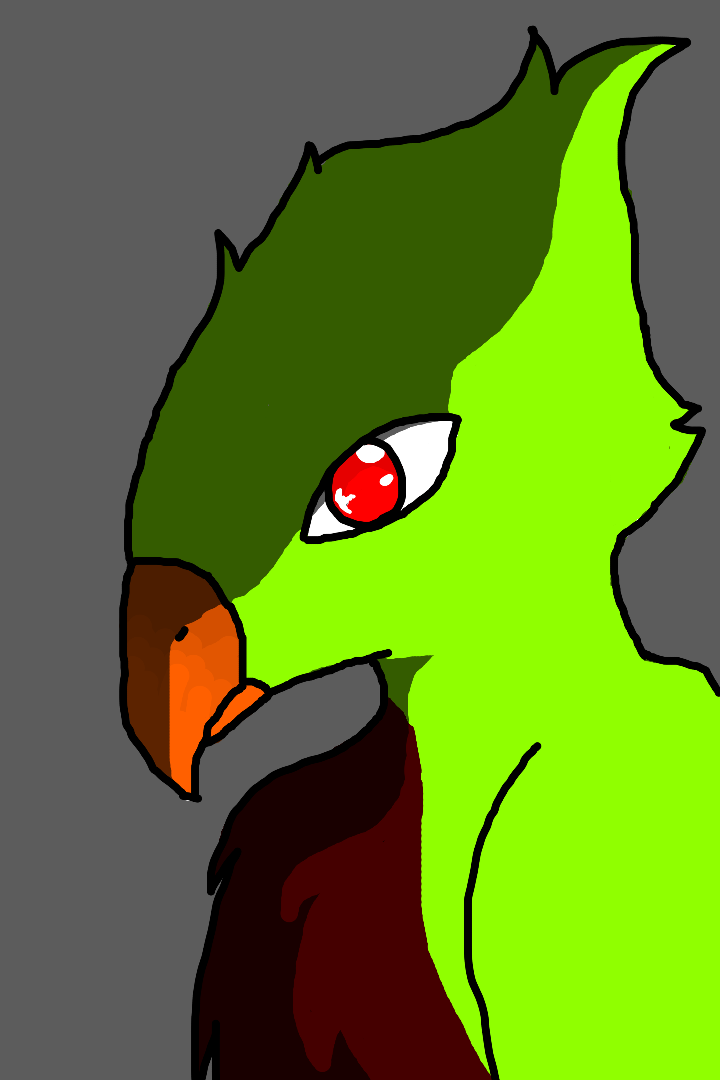 Green Bird by greentigergirl on DeviantArt