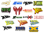 X-Men Comic Logo Icons Vol 1 by Meganubis on DeviantArt