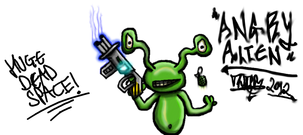 Angry Alien by TrippyGraff on DeviantArt