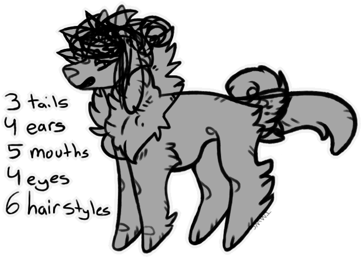 Doggo Base (f2u) by TheMonksWhiteCat on DeviantArt