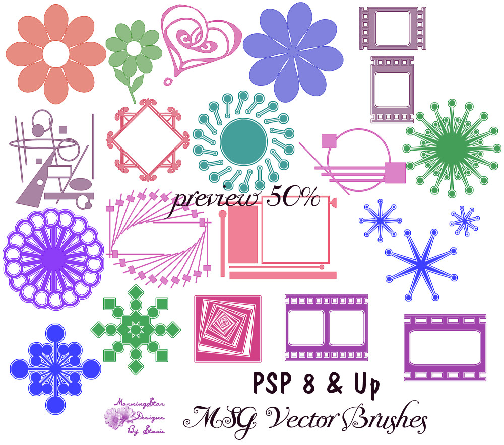PSP8-up Vector Brushes by taterstock on DeviantArt