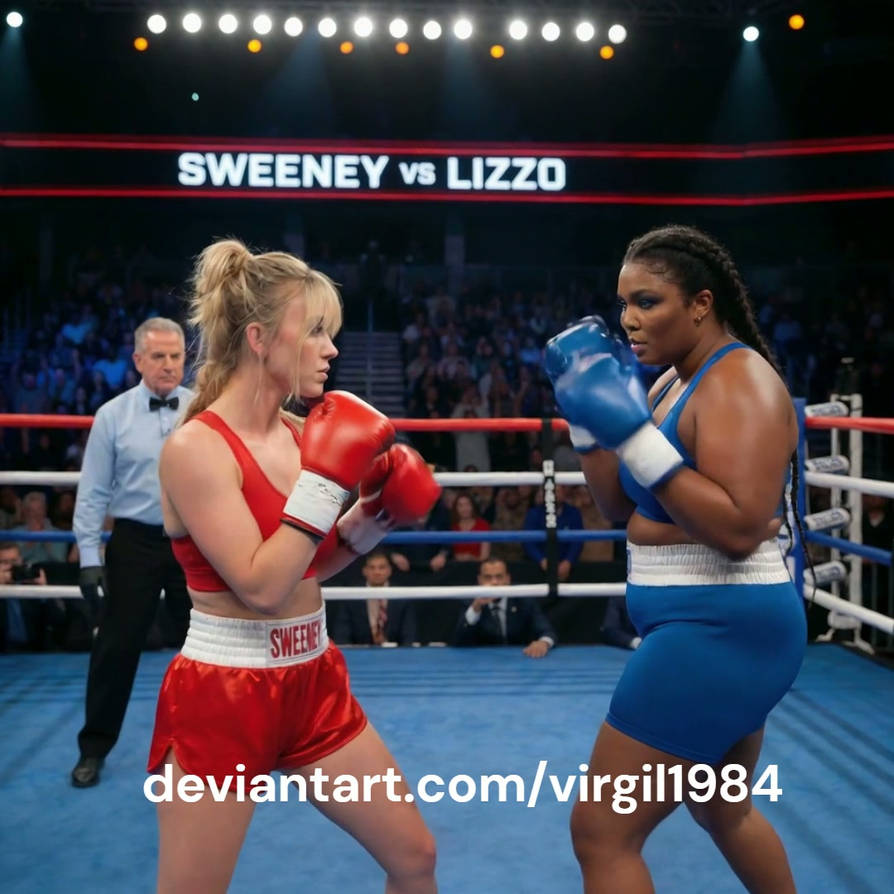 Sydney Sweeney vs Lizzo Boxing by Virgil1984 on DeviantArt