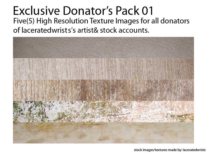 Exclusive Donator's Pack 01 by laceratedwristsstock on DeviantArt