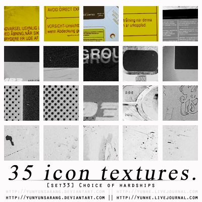 35 icon textures - choice of by yunyunsarang on DeviantArt