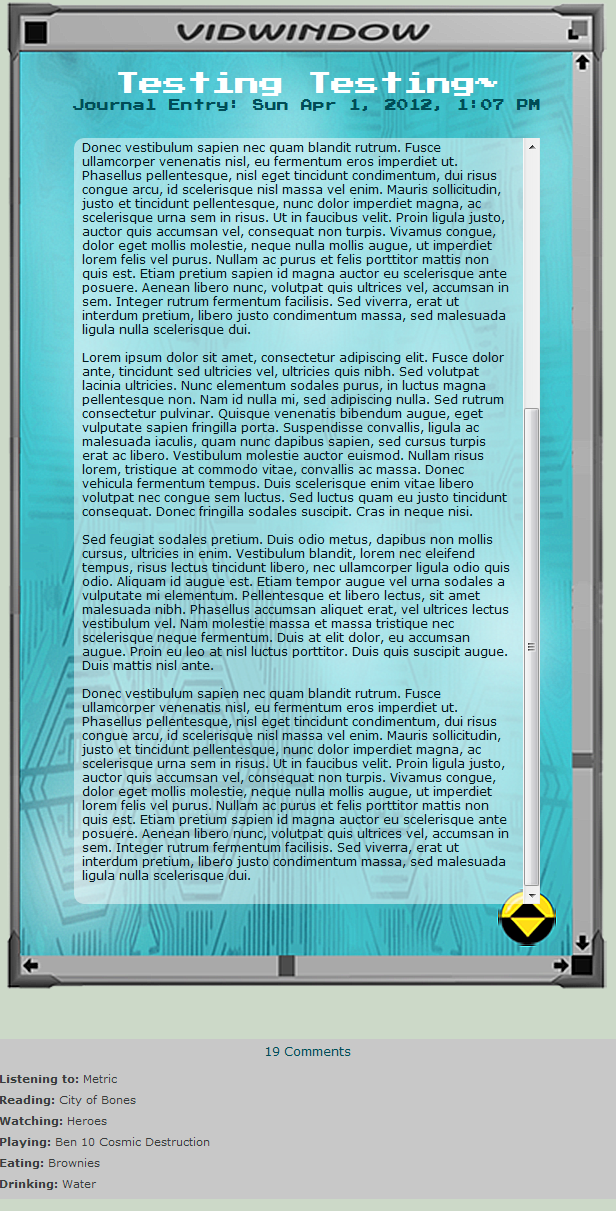 ReBoot Vidwindow Journal Skin by Binkatong on DeviantArt