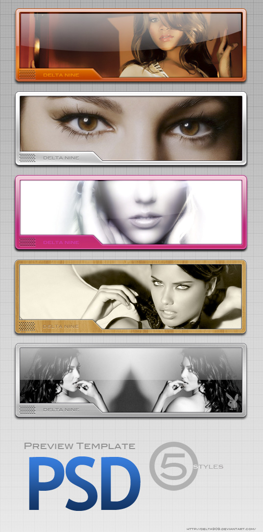 Preview Template by Delta909 on DeviantArt