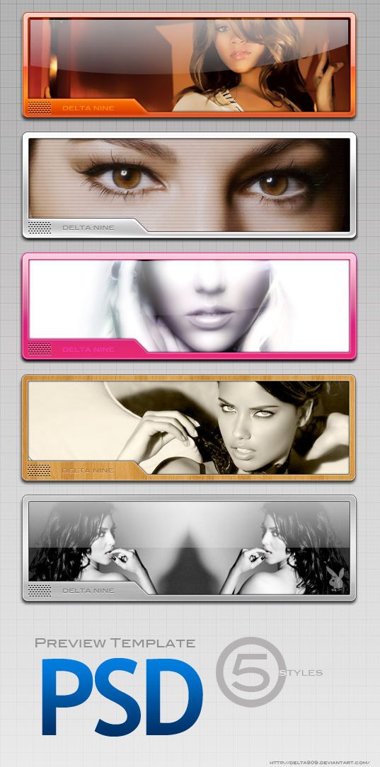 Preview Template by Delta909 on DeviantArt