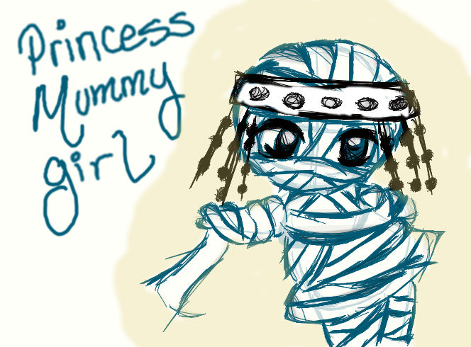 Princess Mummy Girl Sketch by Sakurarmarie on DeviantArt