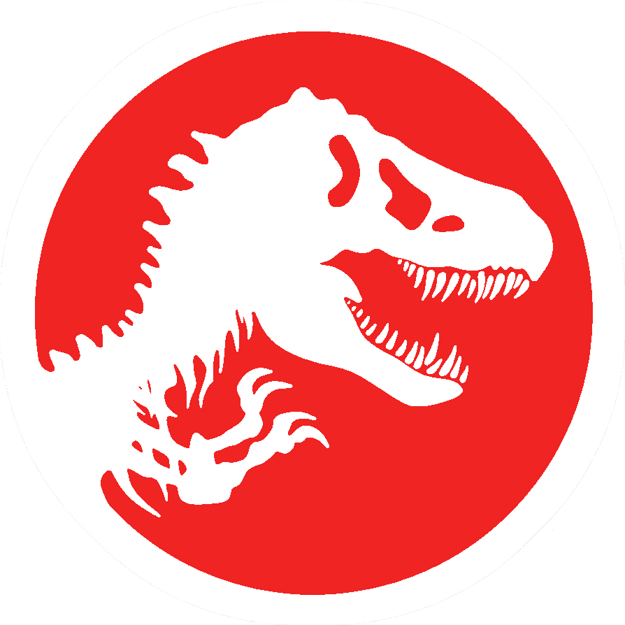JP Logo: Tyrannosaurus Rex In Jacob Samra Color by jakeysamra on DeviantArt