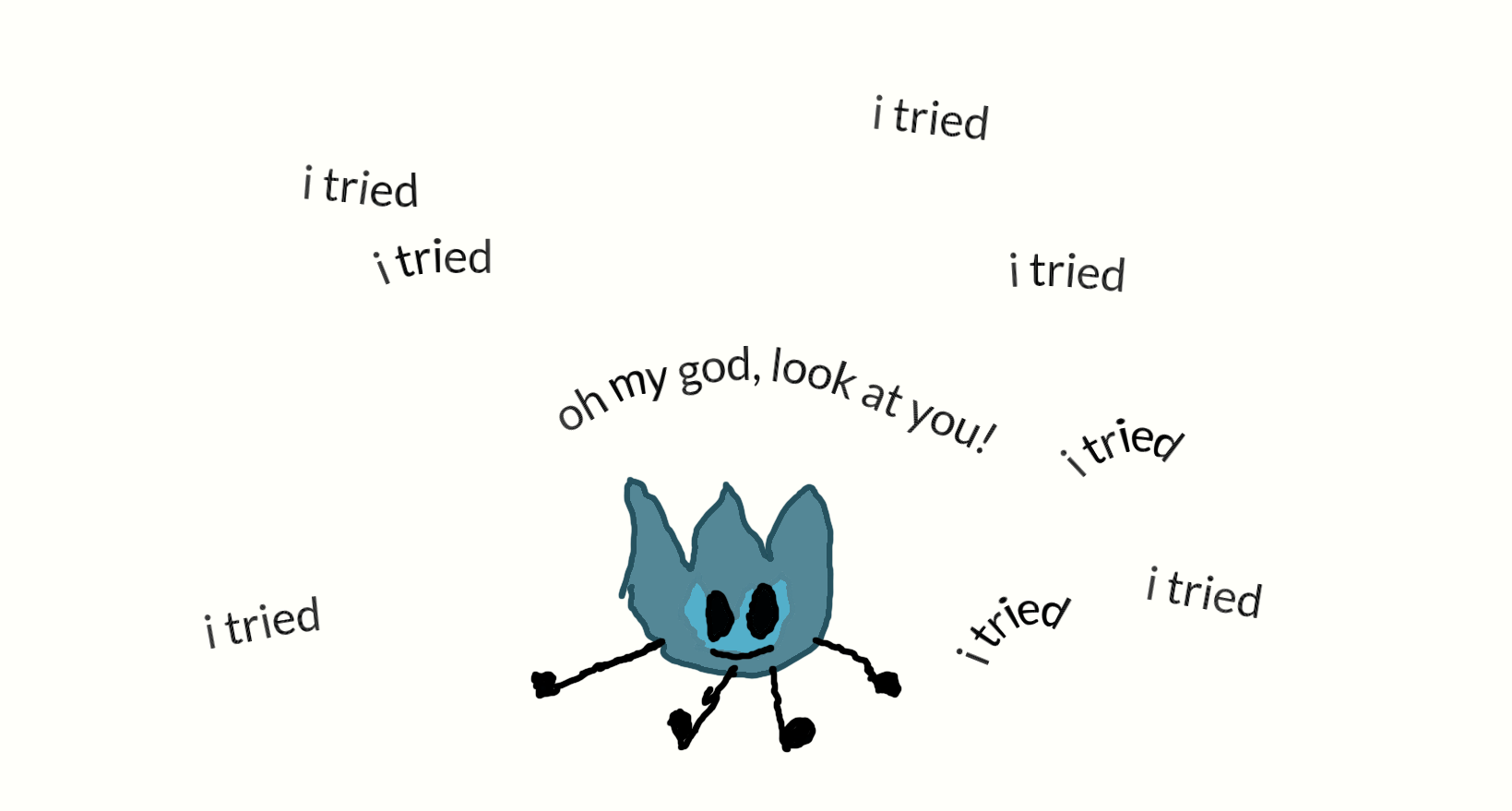 blue firey jr in beefydie style by ArdorNotFound2 on DeviantArt