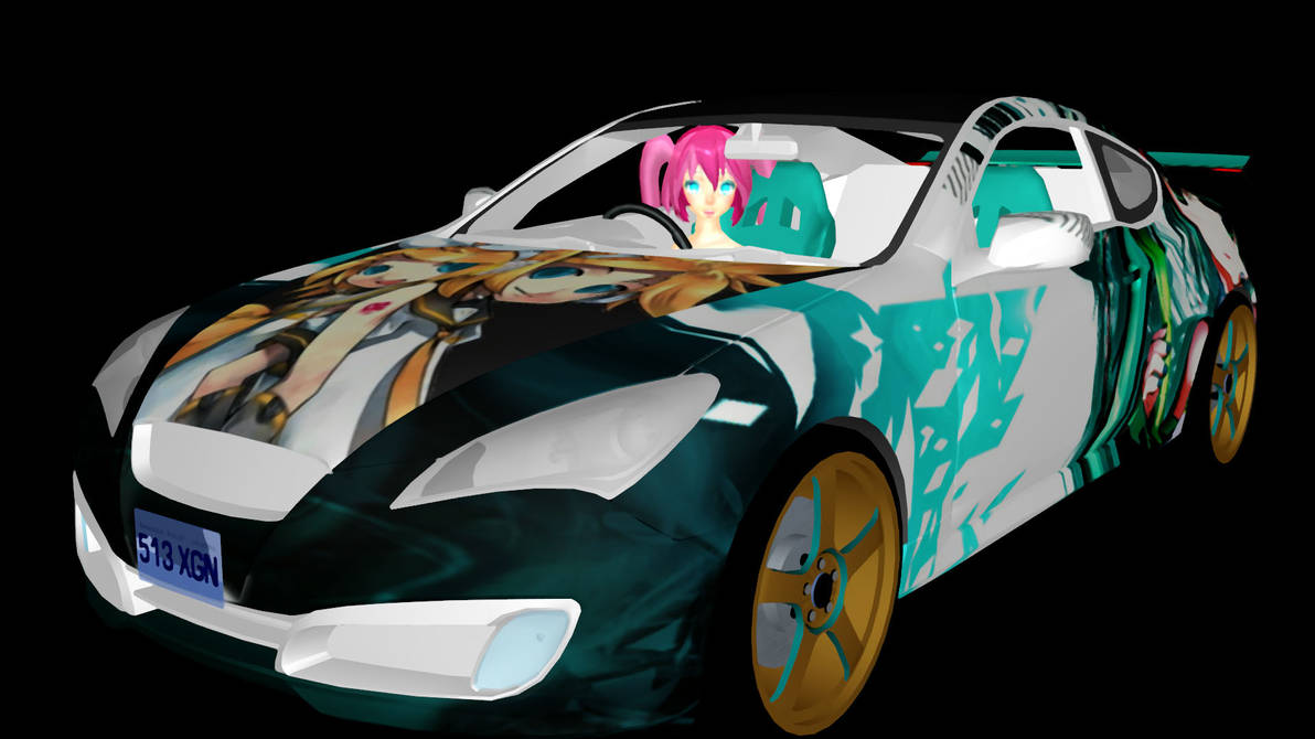 Miku Car MMD DL by liloupeach on DeviantArt