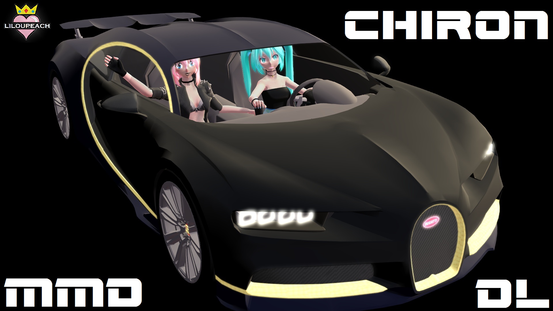 MMD Chiron black Gold DL by liloupeach on DeviantArt