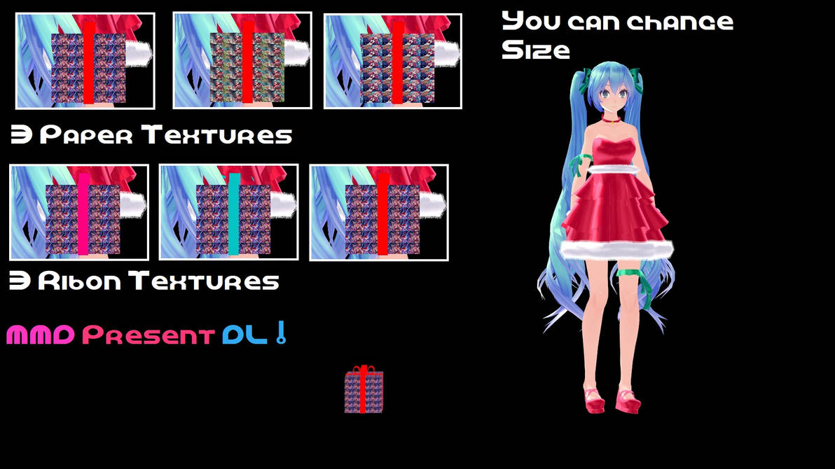 Mmd Vocaloid Present Dl By Liloupeach by liloupeach on DeviantArt