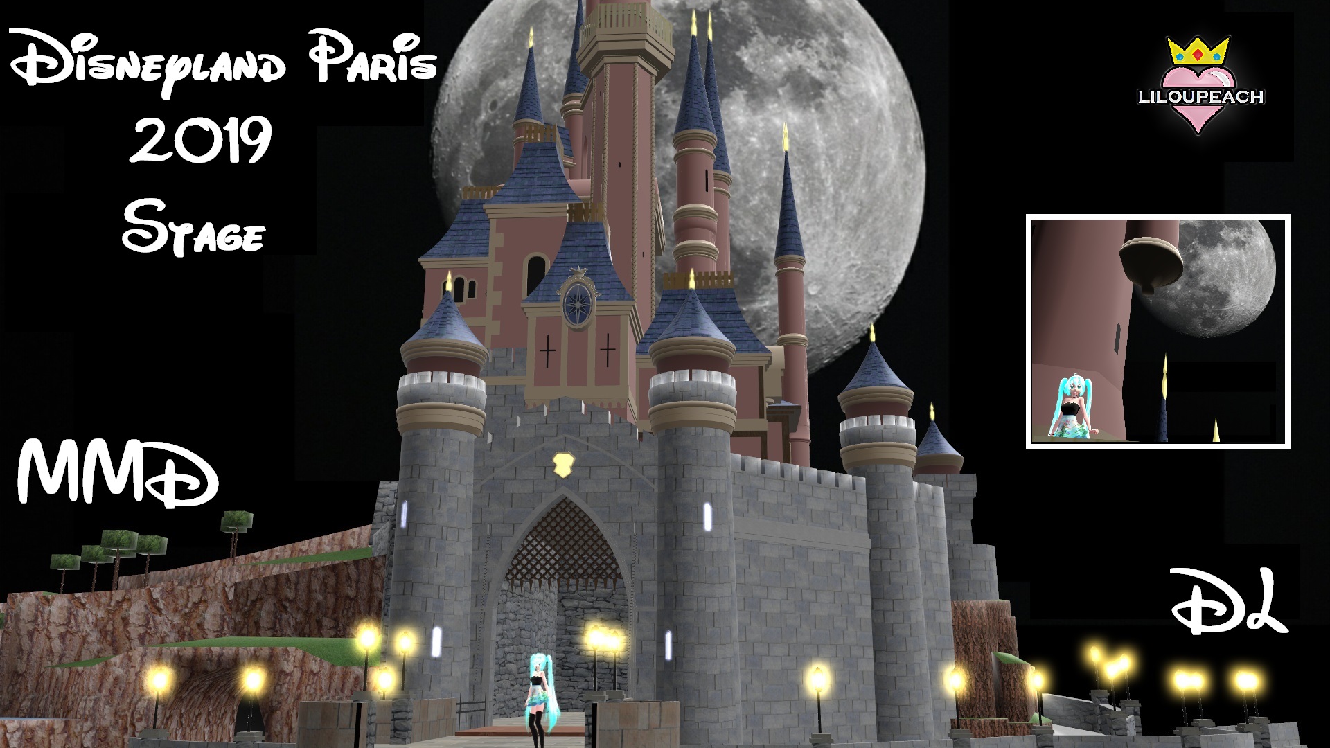 MMD Disneyland Paris Stage DL by liloupeach on DeviantArt
