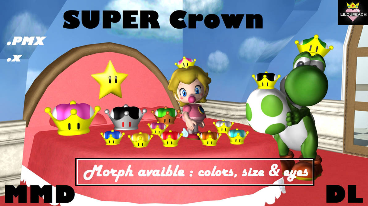 MMD Super Crown DL by liloupeach on DeviantArt