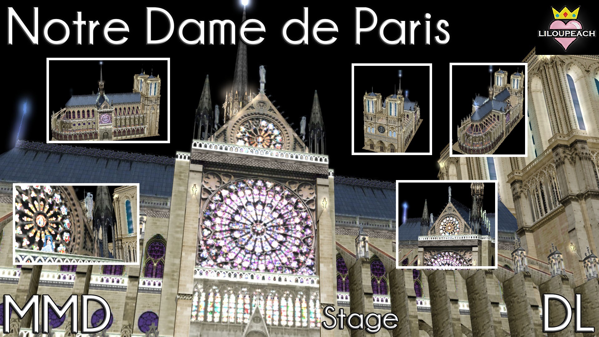 Notre Dame de Paris MMD Stage DL by liloupeach on DeviantArt